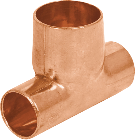 Indufesa Do it Center: Tee Reductora de Cobre 1/2" x 1/2" x 3/4"
